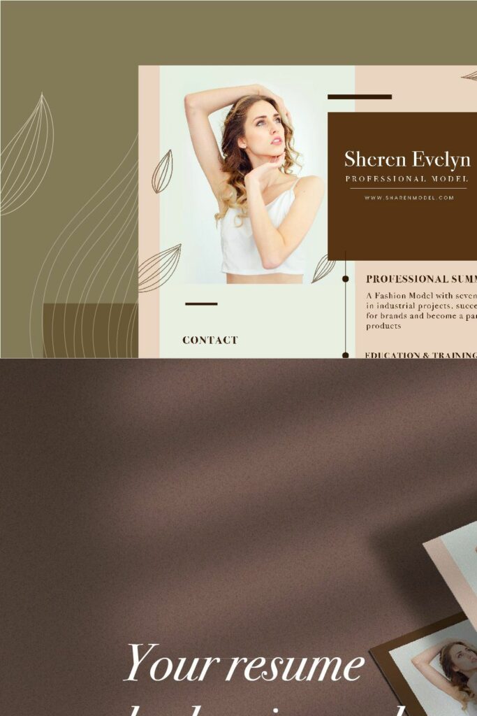 Resume Template - "Sheren" – MasterBundles