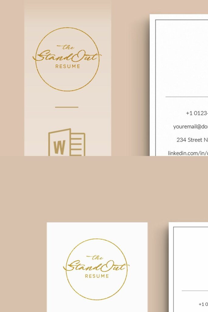 Resume/CV Template - RACHEL – MasterBundles