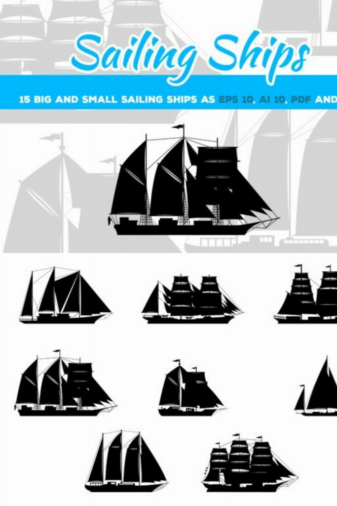 Sailing Ships Set – MasterBundles