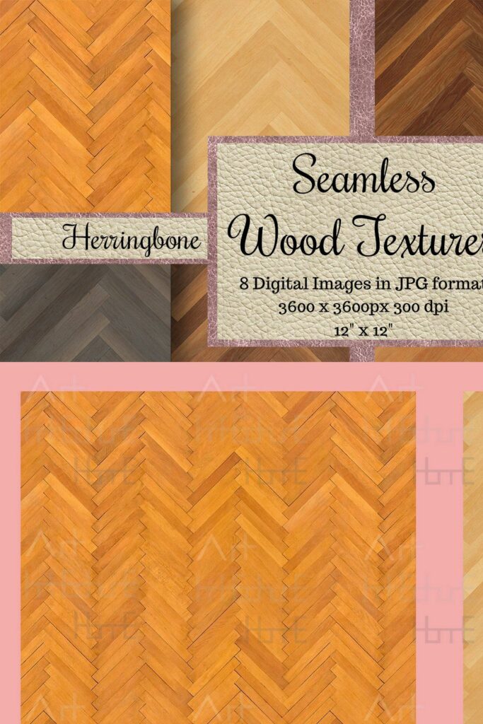 Seamless Wood Textures - Herringbone – MasterBundles