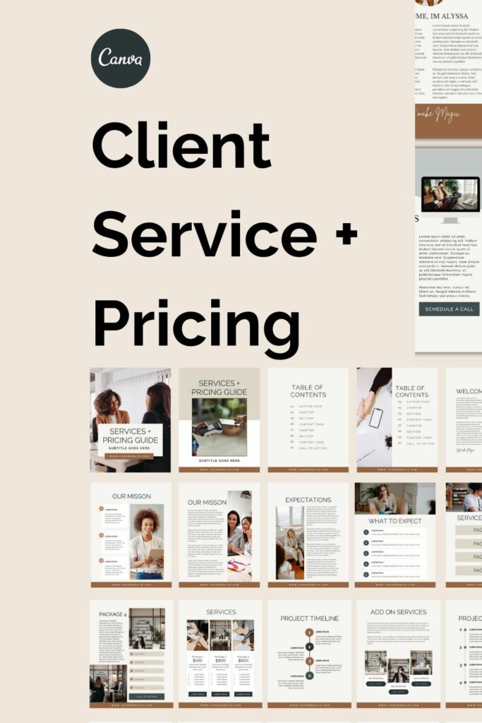 Service + Pricing Guide Template – MasterBundles