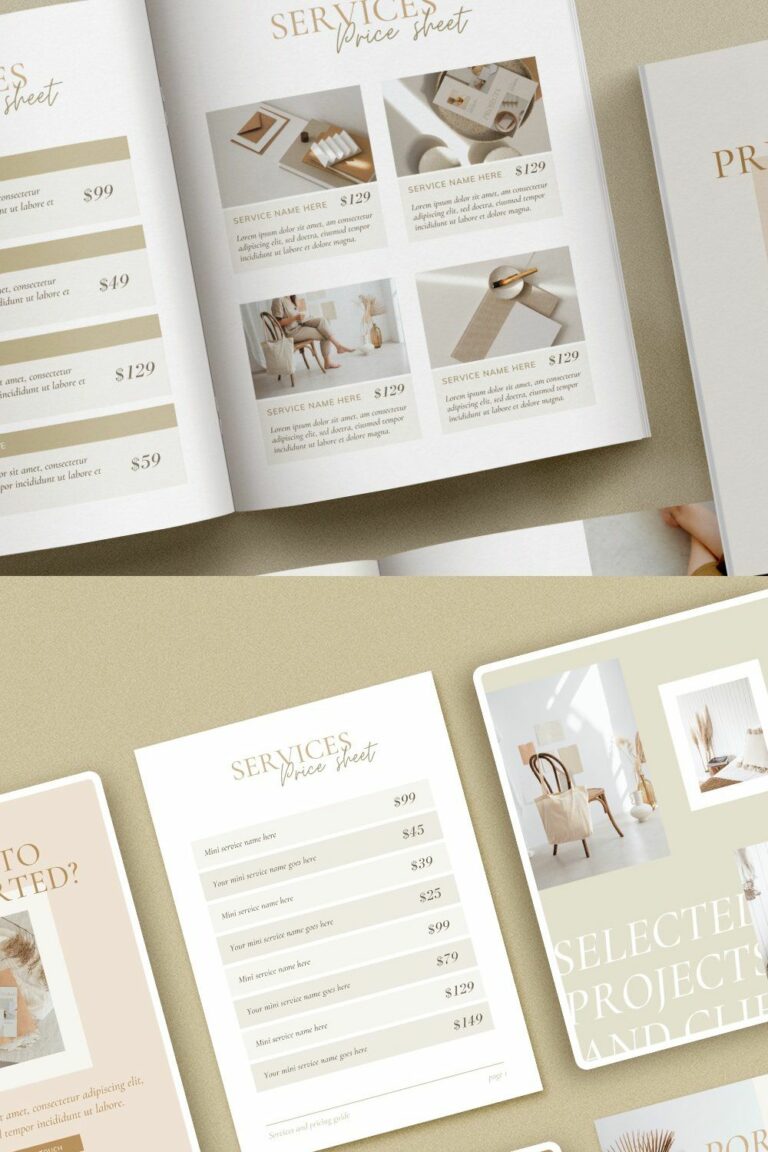 Services and Pricing Guide Template – MasterBundles