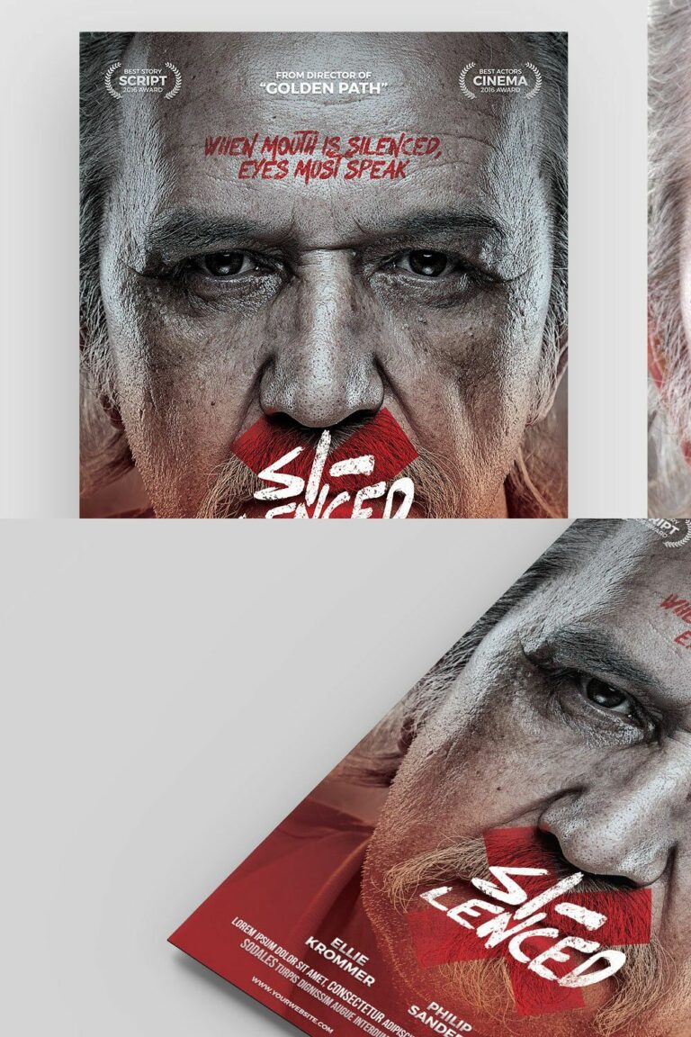SILENCED Poster Template – MasterBundles