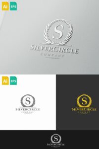 Silver Circle Logo – MasterBundles