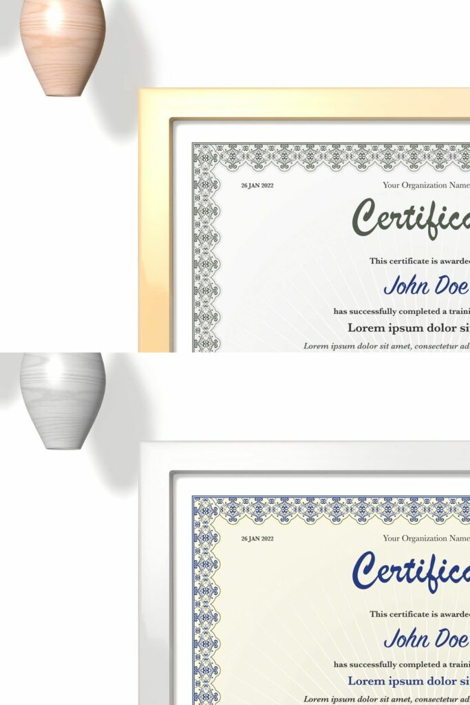 Simple, Clean Certificate Design – MasterBundles