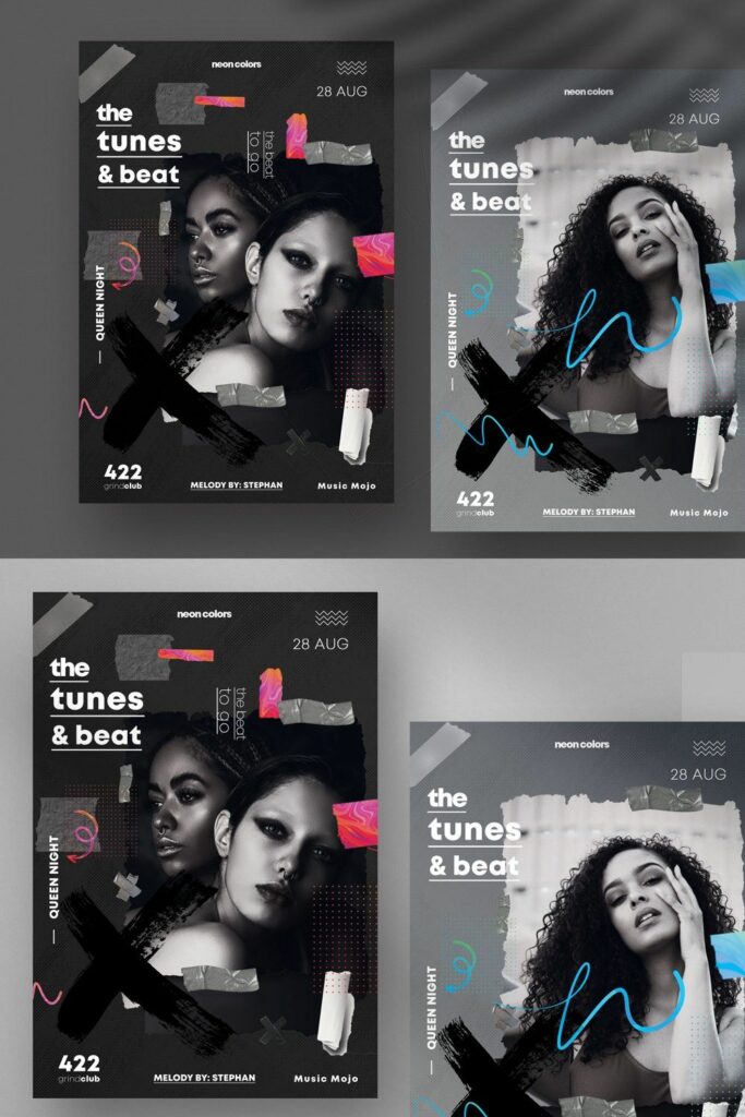 The Tunes & Beat Flyer PSD Templates – MasterBundles