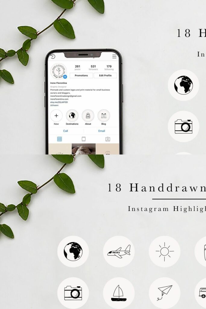 Travel Highlight Icons for Instagram – MasterBundles