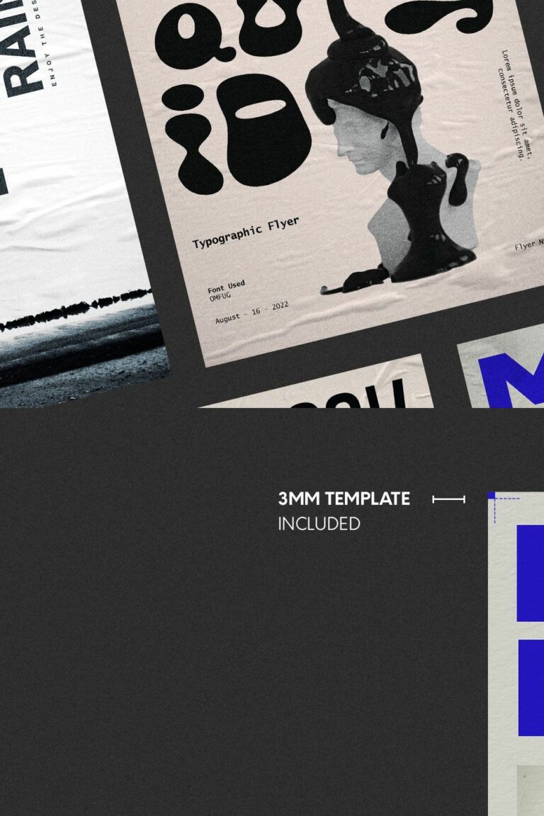 Typographic Flyer / Poster Bundle – MasterBundles