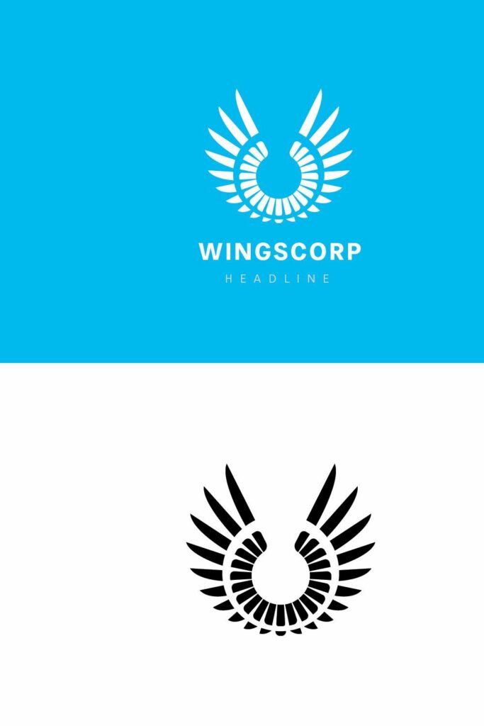Wings corporation logo. – MasterBundles