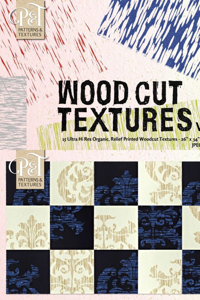 Wood Cut Textures Vol. 1 – MasterBundles