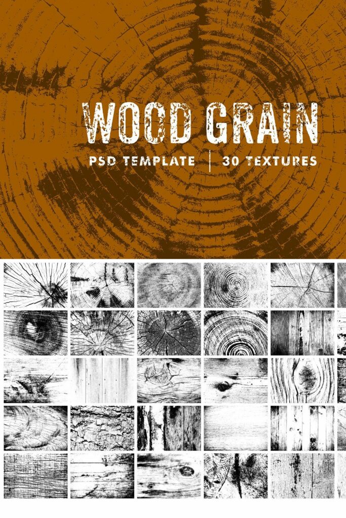 Wood Grain Photoshop Template – MasterBundles