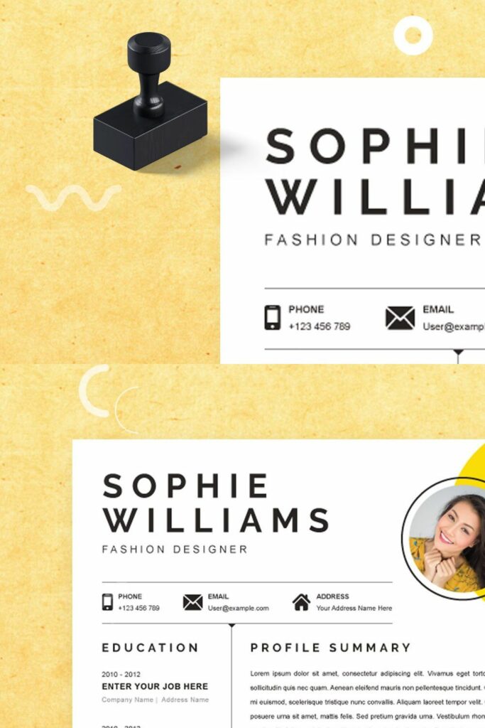 Word Clean Resume | Apple Pages CV – MasterBundles