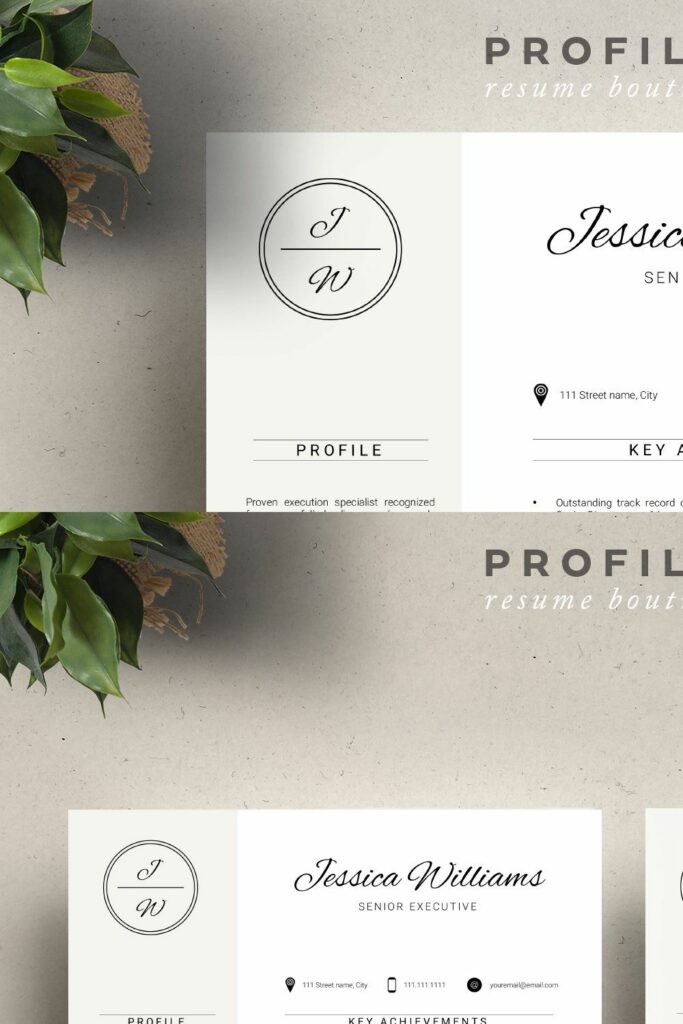 Word Resume & Cover letter Template – MasterBundles