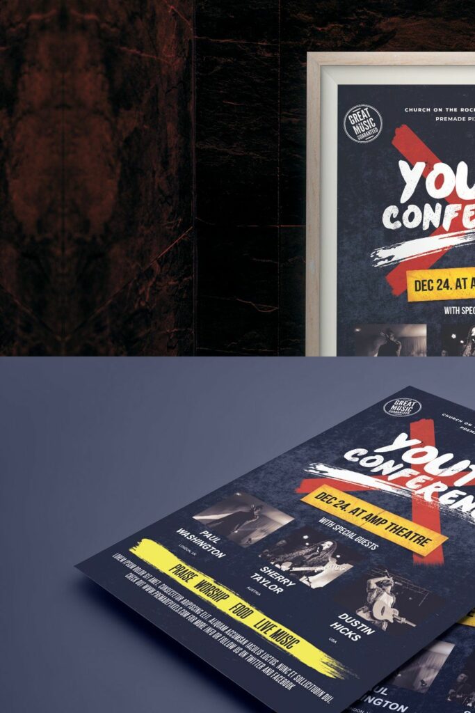 Youth Conference Flyer – MasterBundles