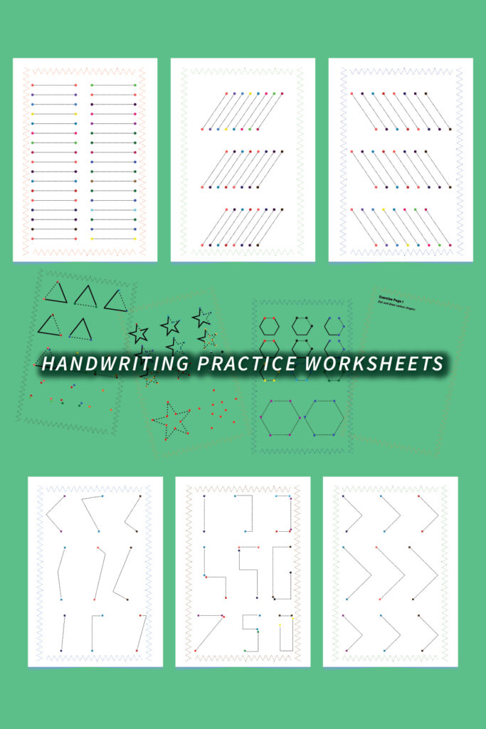 Handwriting Practice Worksheets - MasterBundles