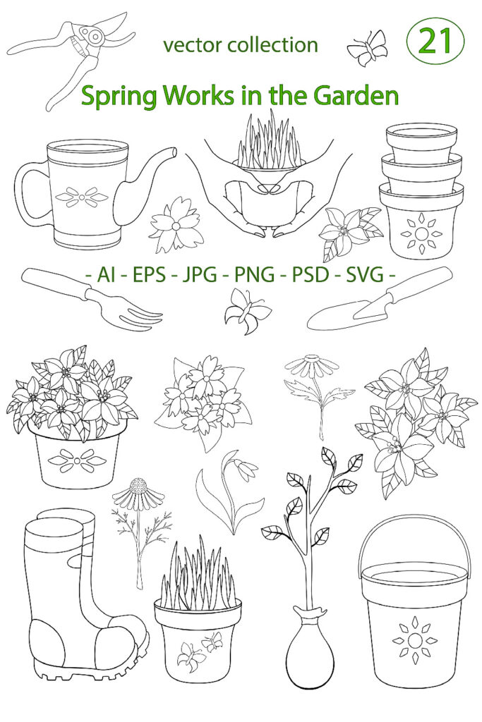 Spring in the Garden - MasterBundles