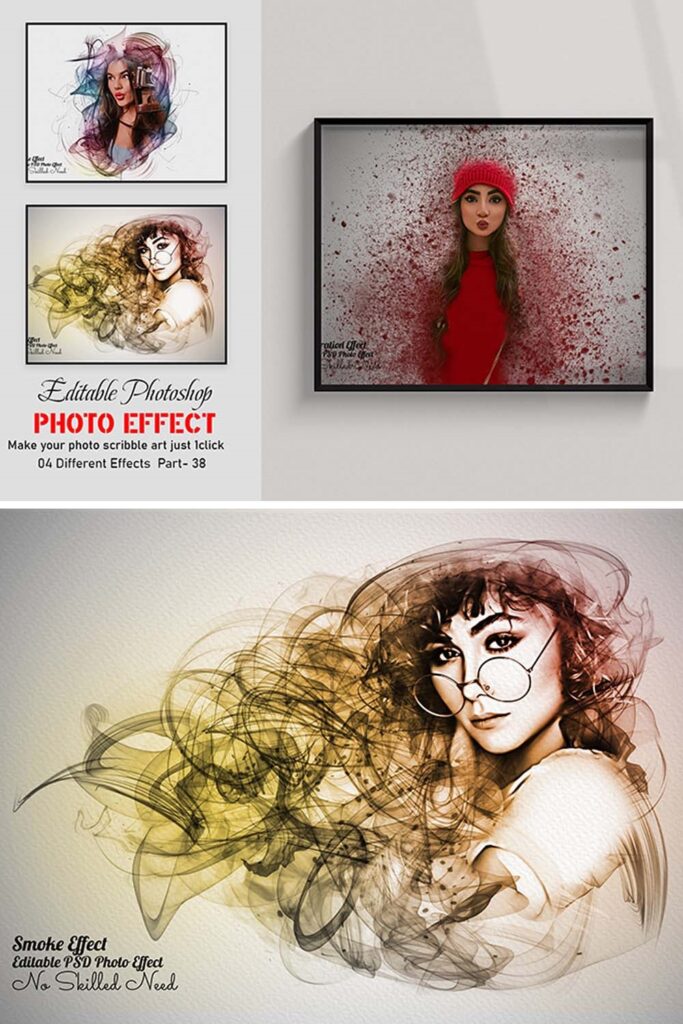 Photoshop Editable Photo Effect - MasterBundles