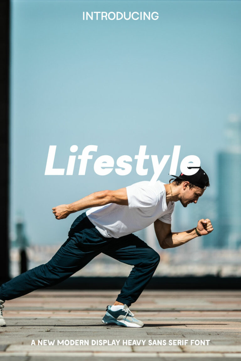 Lifestyle Display Font - MasterBundles