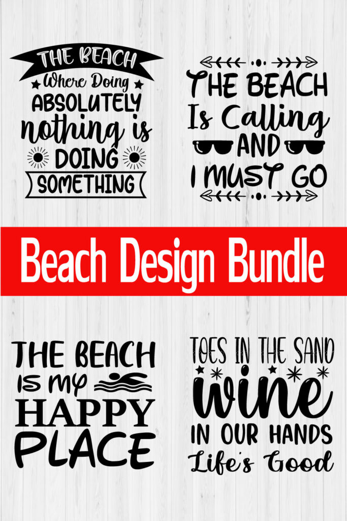 Funny Beach Svg Bundle Vol.6 - MasterBundles