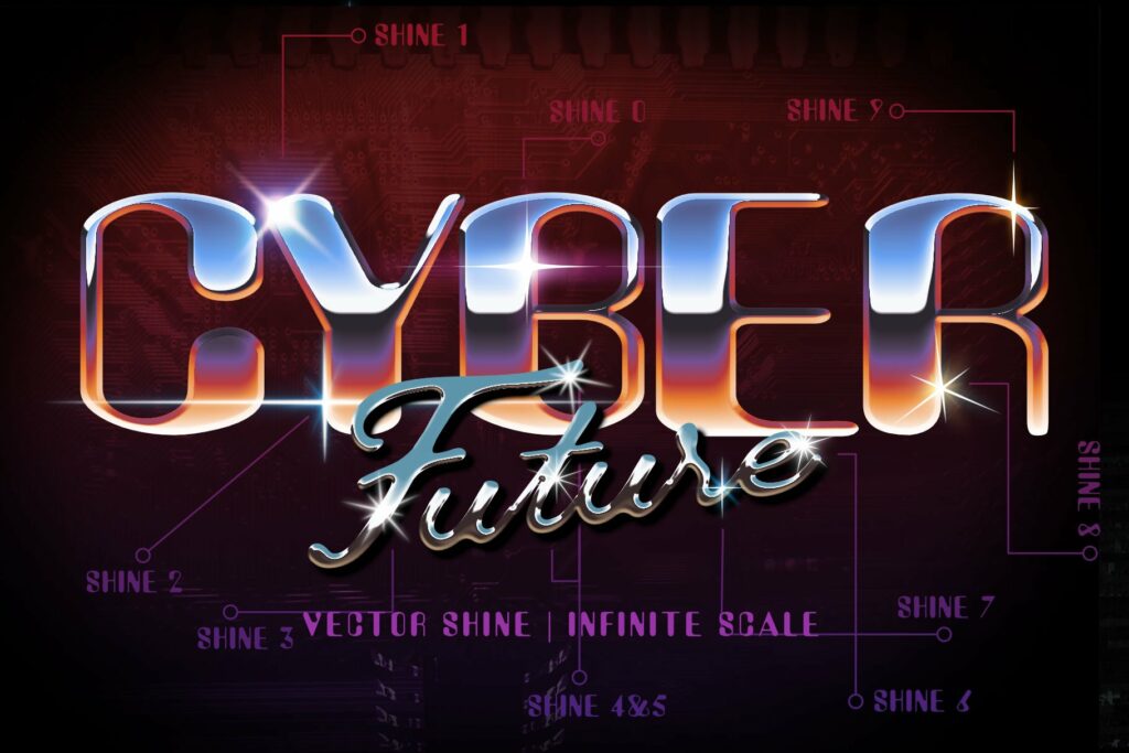 Heavy Metal Chrome Layer Styles – MasterBundles