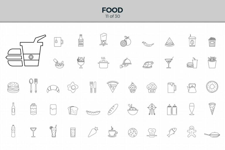 Jumbo Line Icons Pack – MasterBundles