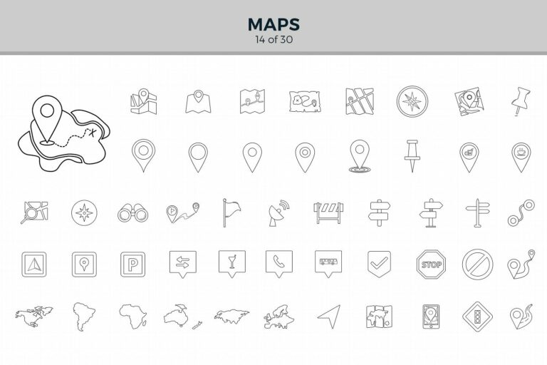 Jumbo Line Icons Pack – MasterBundles