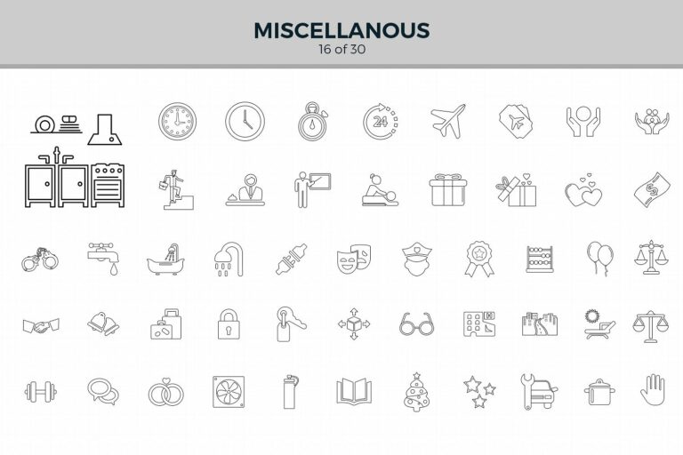 Jumbo Line Icons Pack – MasterBundles