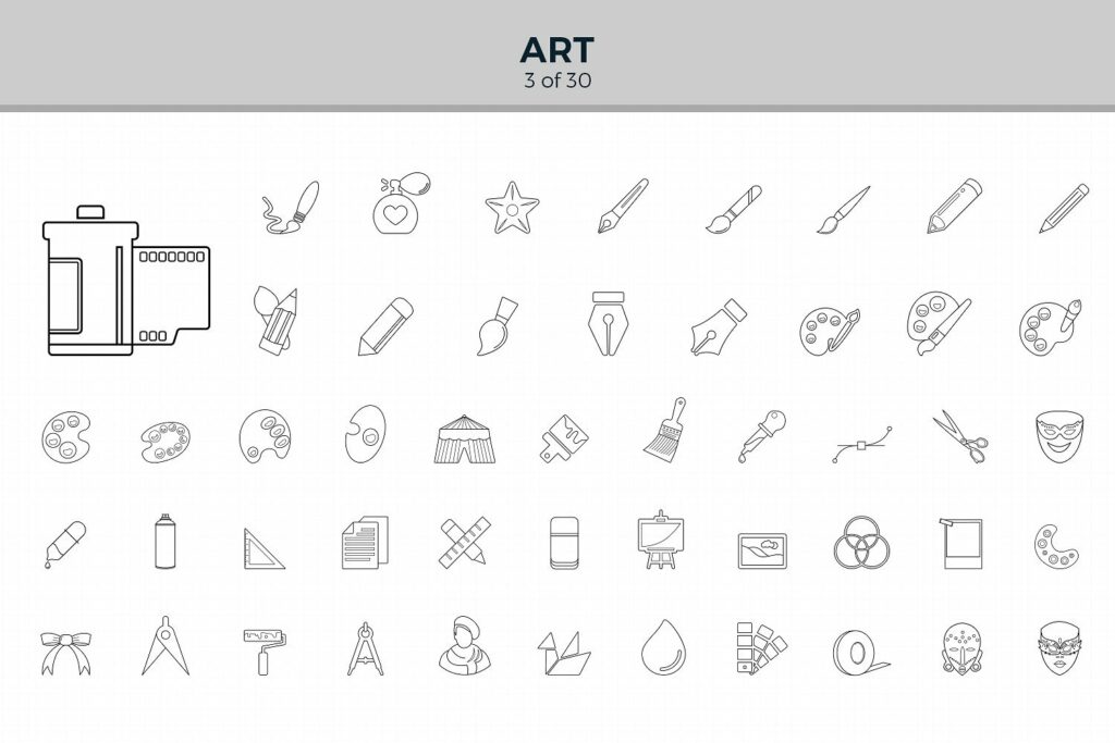 Jumbo Line Icons Pack – MasterBundles