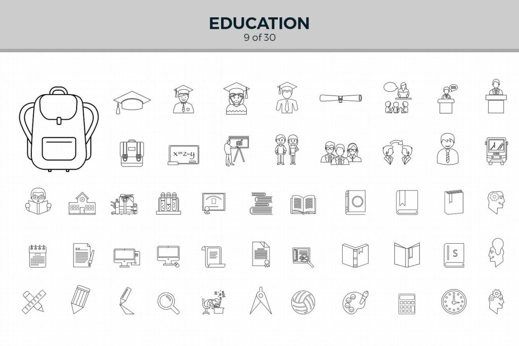 Jumbo Line Icons Pack – MasterBundles