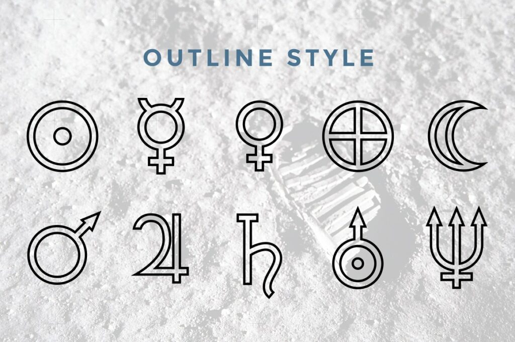 Astrology Planet Symbols – MasterBundles