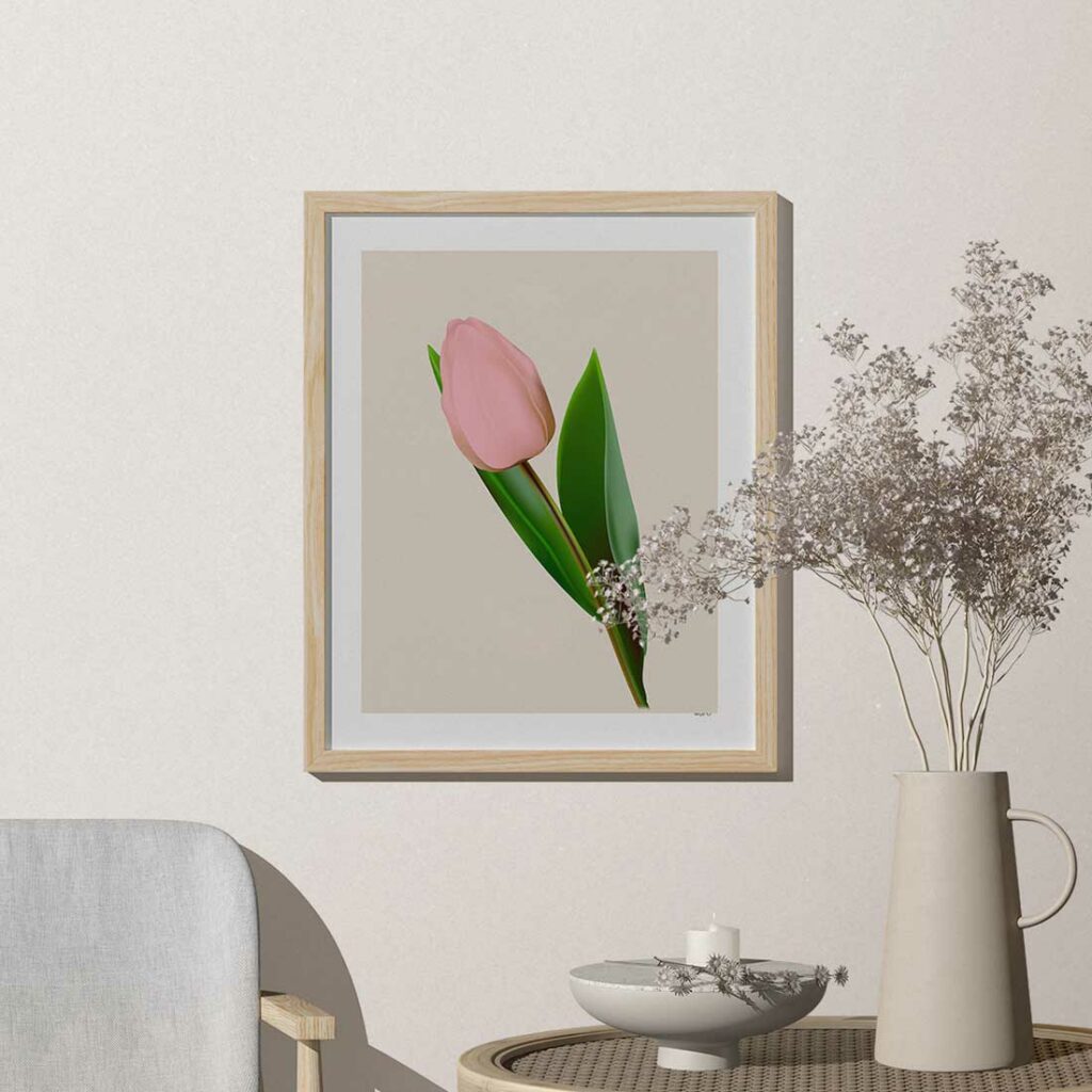 Pink tulips clipart vector, png, jpeg - MasterBundles