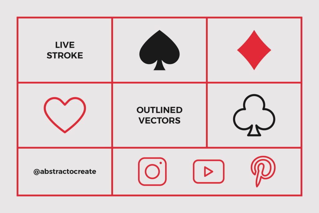 8 Playing Card Poker Symbols Set – MasterBundles
