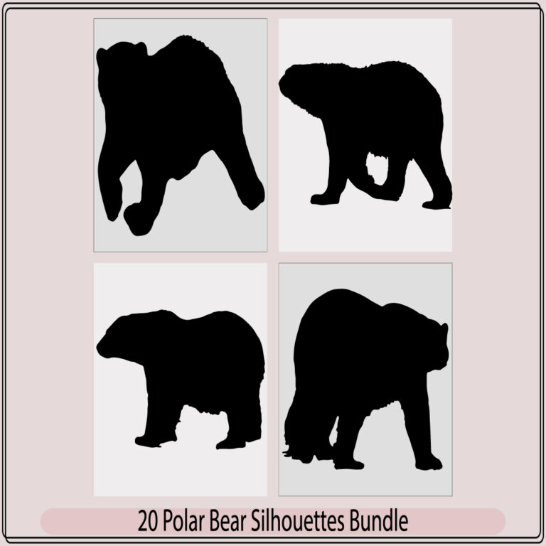 Polar Bear Clipart, Winter Bear Clipart, Christmas Bear Illustrations ...