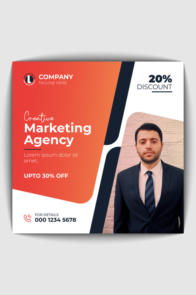 Corporate Social Media Banner Design - MasterBundles