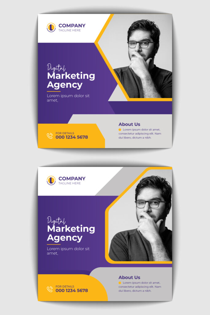 Corporate Social Media Banner Design - MasterBundles
