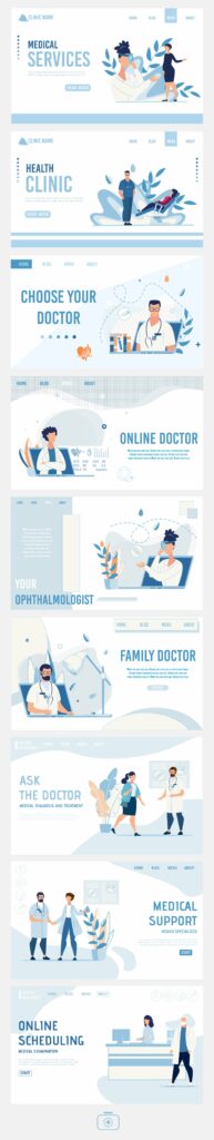 Medicine Scenes Vector Template – MasterBundles