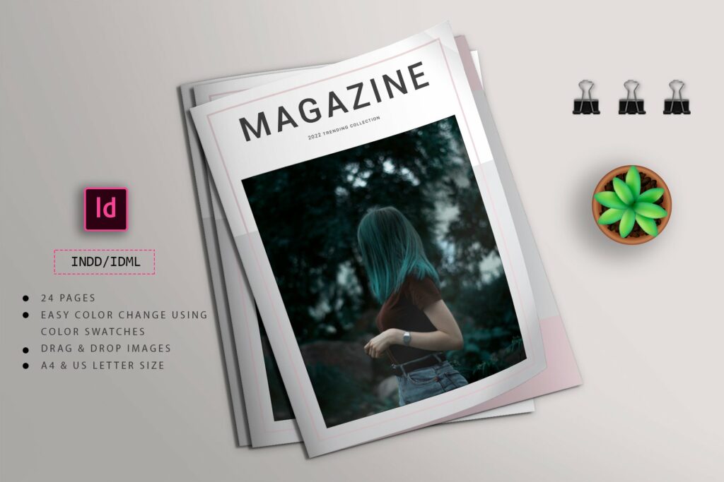 Magazine Layout template – MasterBundles