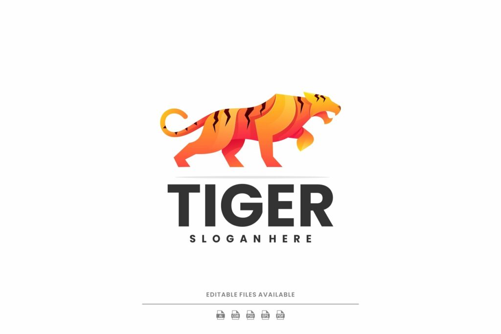 Tiger Gradient Logo – MasterBundles