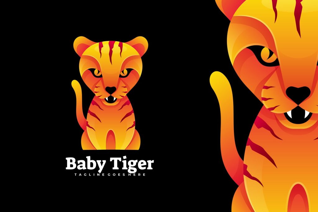 Tiger Gradient Colorful Logo – MasterBundles
