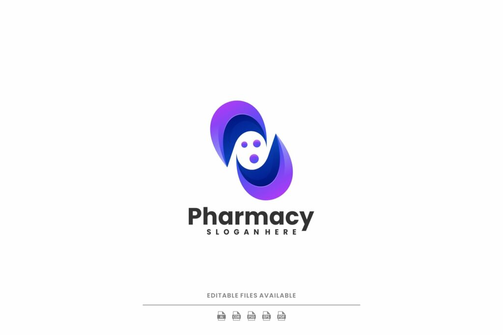 Pharmacy Colorful Logo – MasterBundles