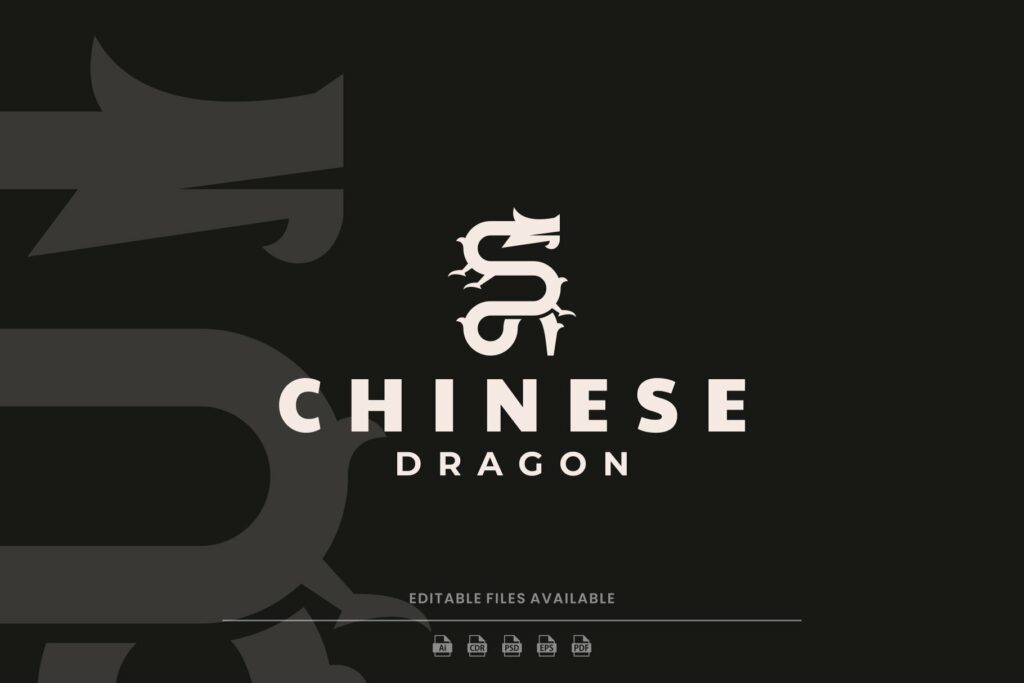 Dragon Simple Logo – MasterBundles