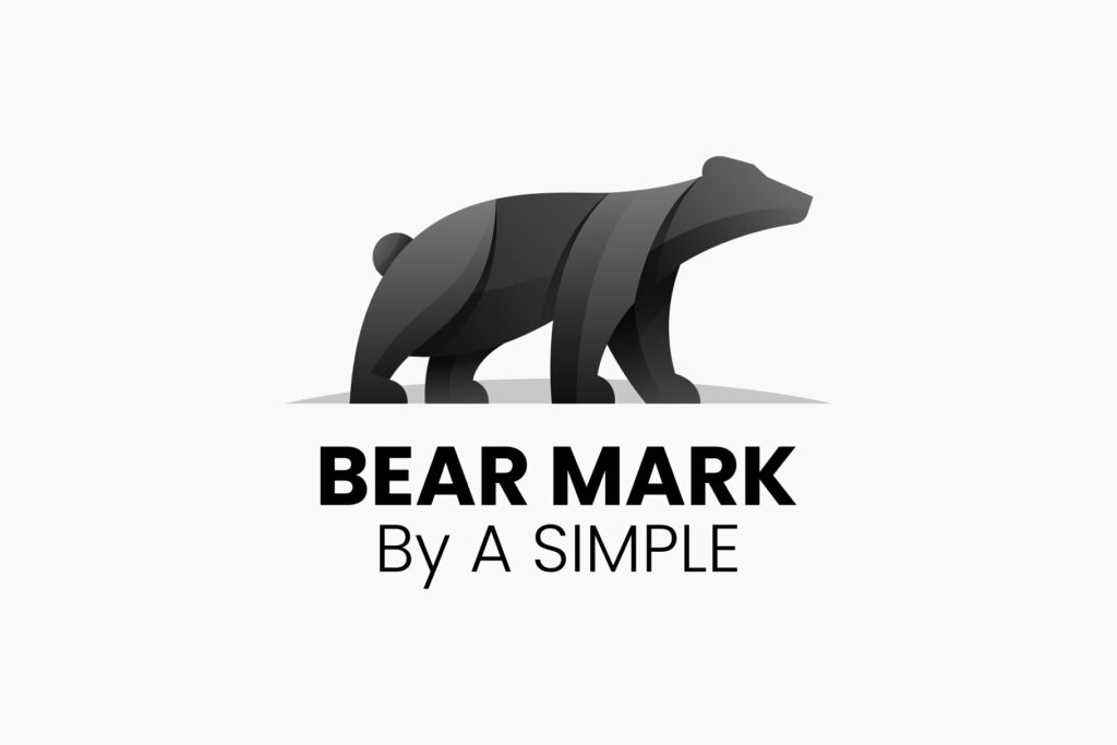 Bear Gradient Logo – MasterBundles