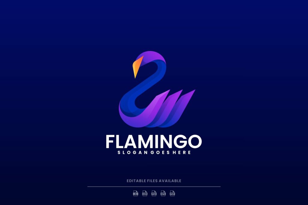 Flamingo Colorful Logo – MasterBundles