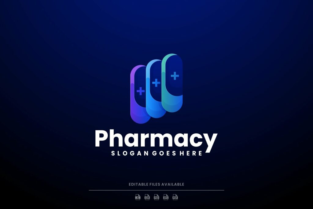 Pharmacy Colorful Logo – MasterBundles