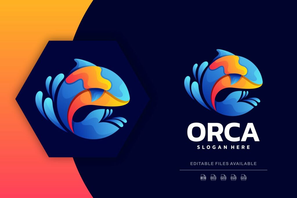 Orca Colorful Logo – MasterBundles