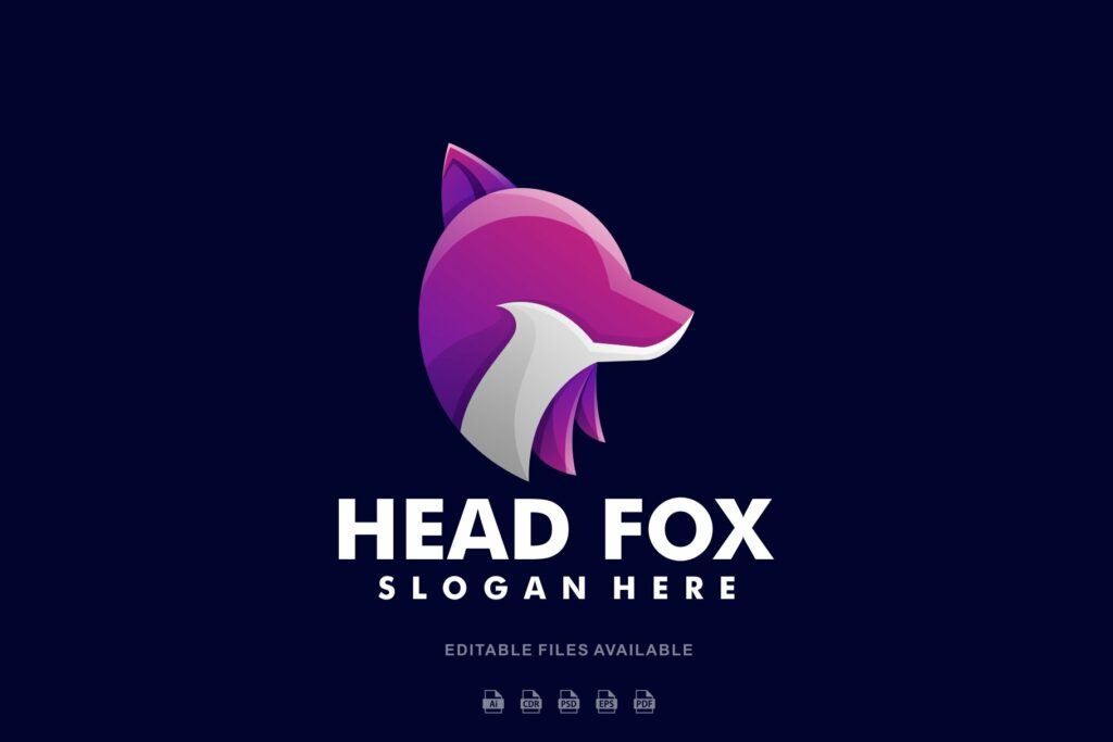 Head Fox Colorful Logo – MasterBundles