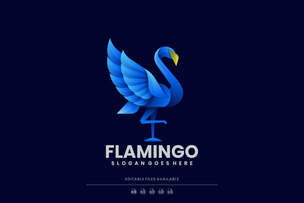 Flamingo Colorful Logo – MasterBundles