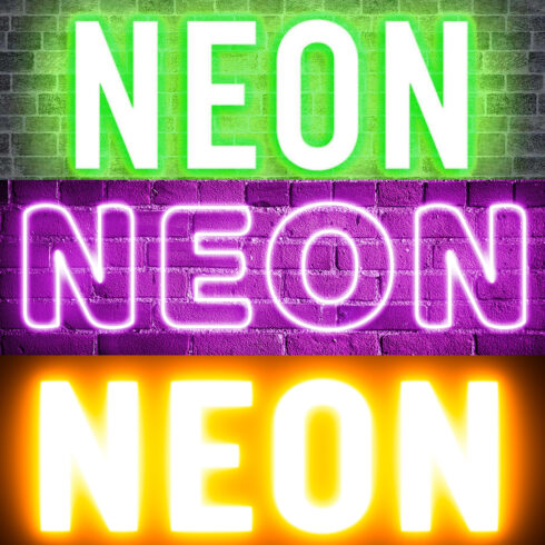 Neon Glow Superset - MasterBundles