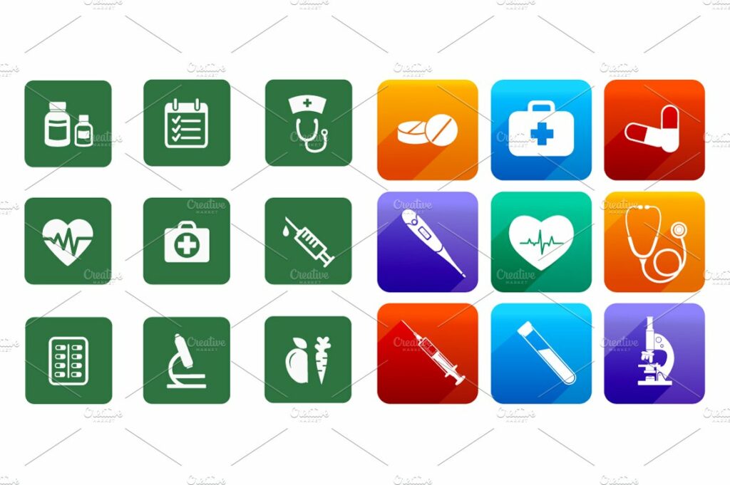 Mega 305 Medical Icons Bundle – MasterBundles