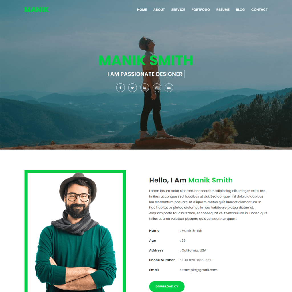 Portfolio Website HTML Template - MasterBundles Portfolio Website HTML Template - MasterBundles